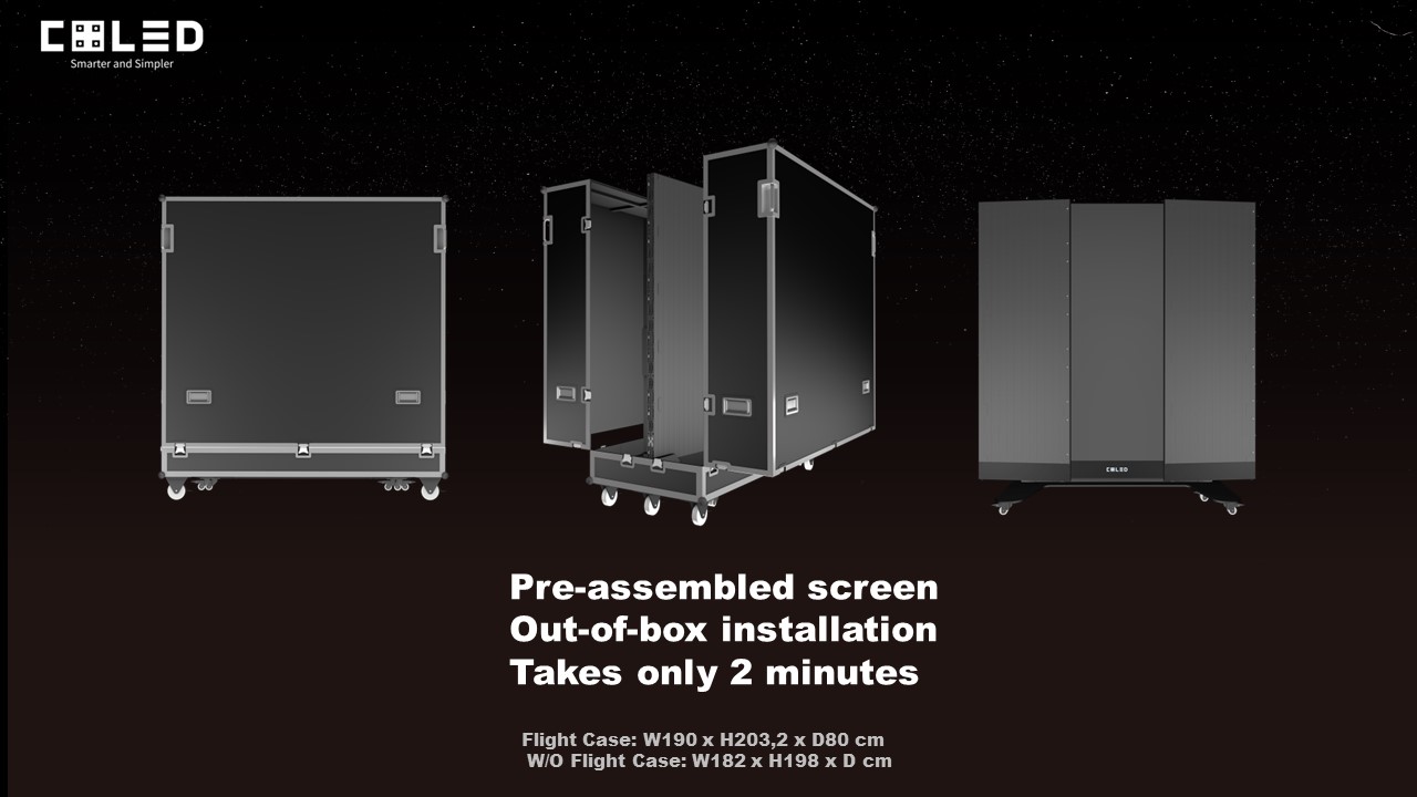 Liftable et Retractable 135" Led Display... THE mobile solution for ...